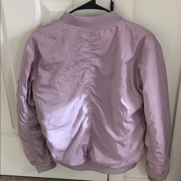 H&M | Jackets & Coats | Lavender Bomber Jacket | Poshmark